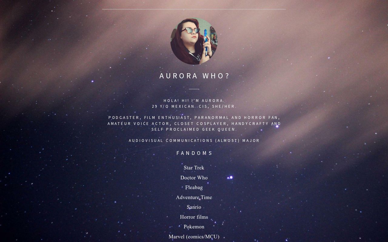 Aurora Who's Carrd